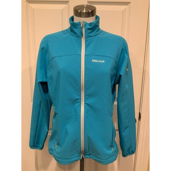 Marmot | Jackets & Coats | Marmot Blue Lightweight Zipup Shell Jacket ...